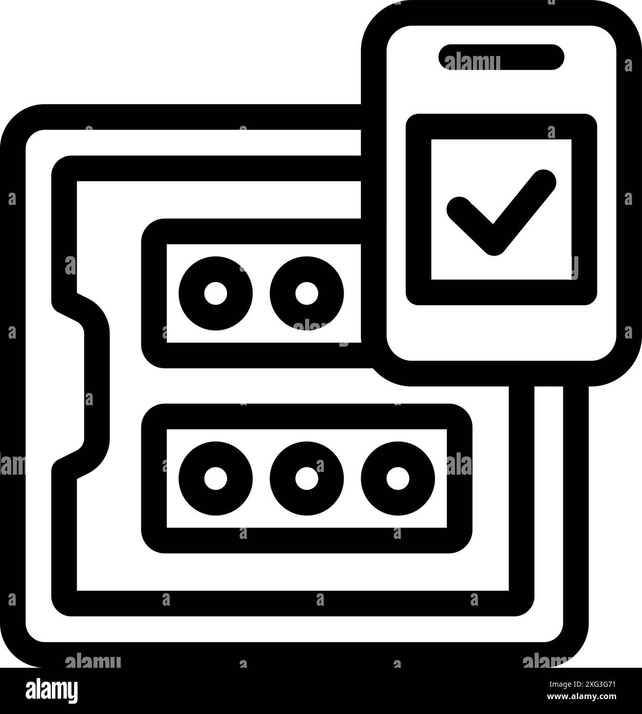 Mobile Phone Is Being Unlocked By Entering A Password For Security