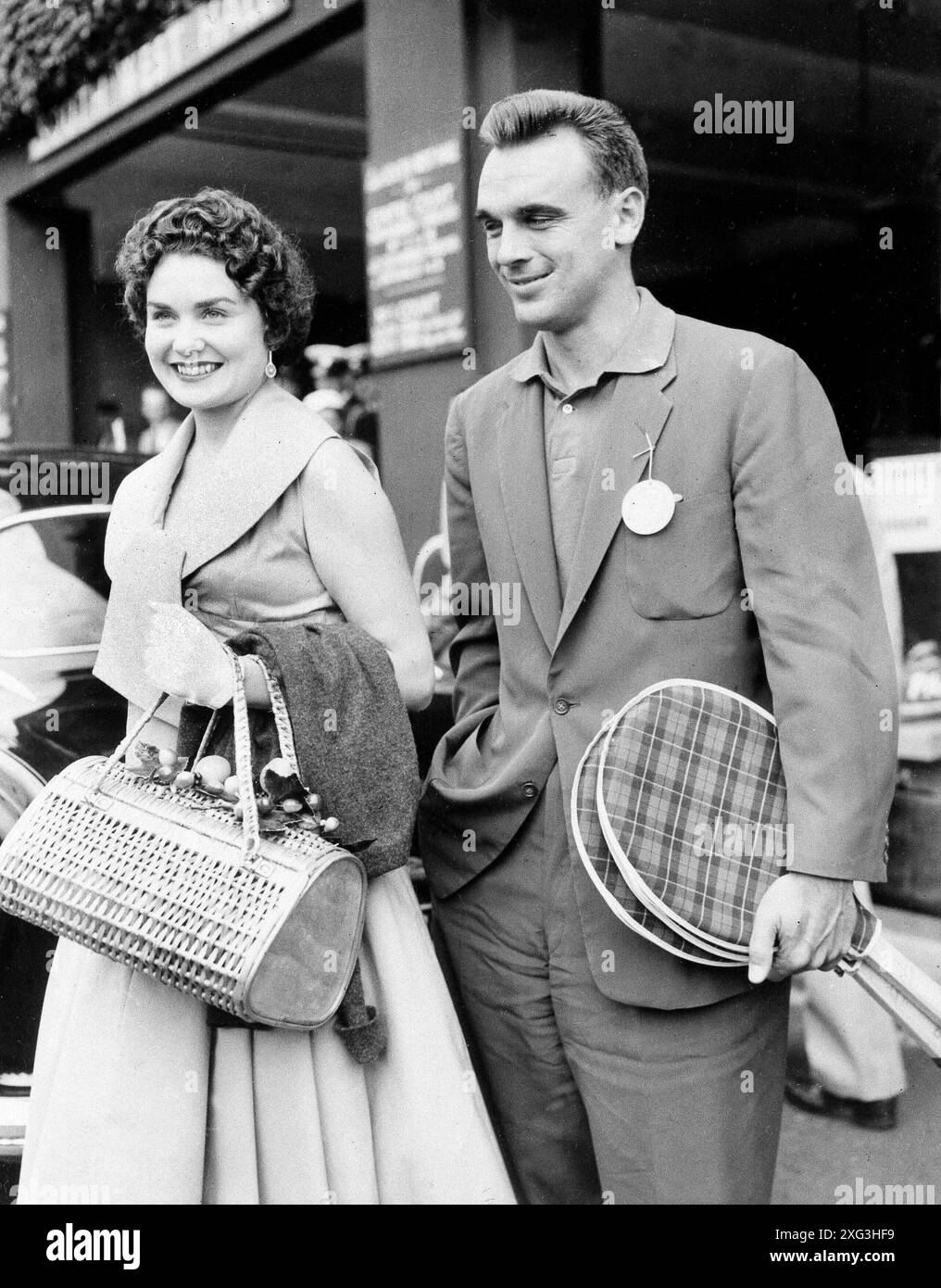 FILE - Vic Seixas of Philadelphia and his wife Dolly arrive for the ...