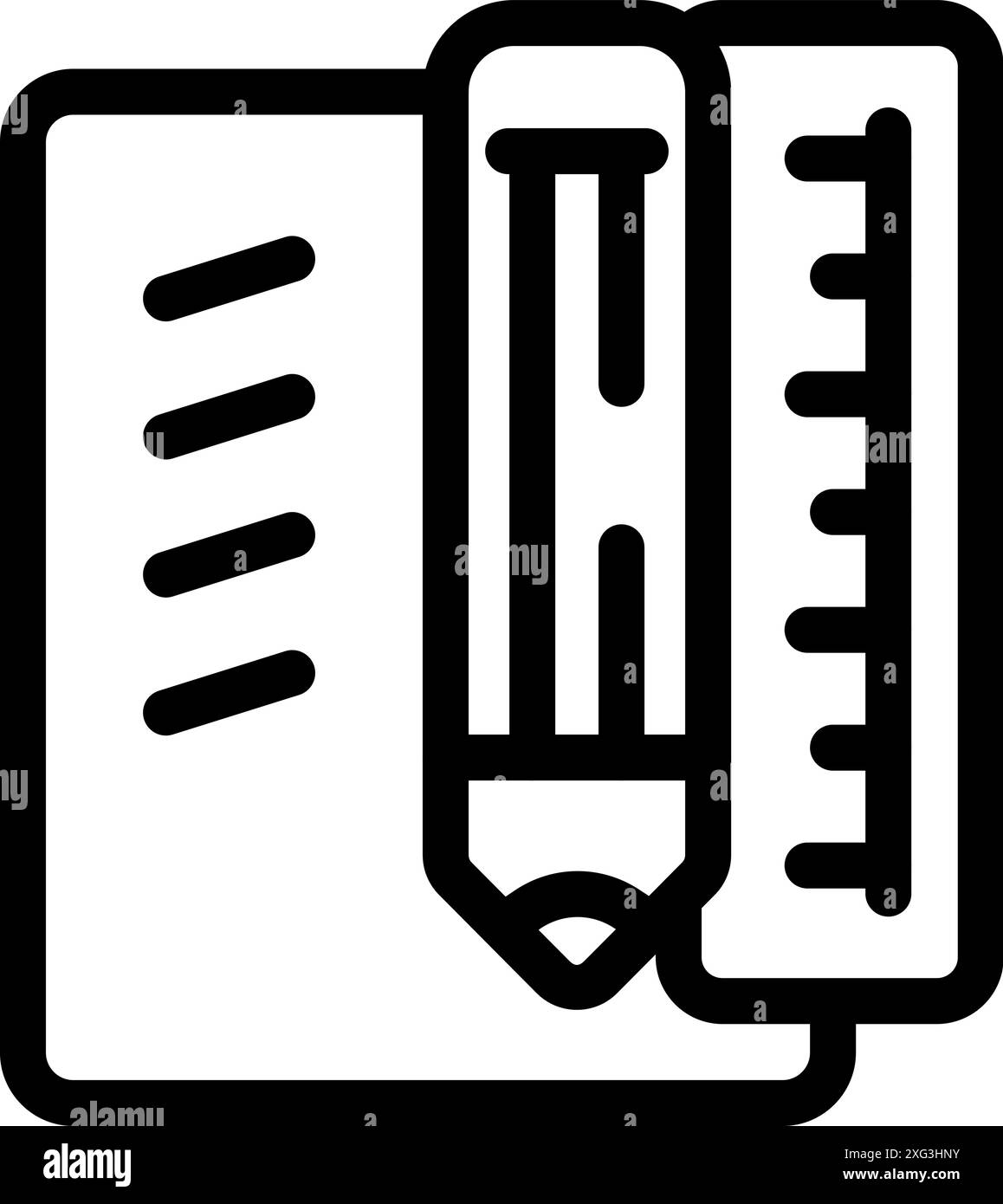 Back to school essentials Black and White Stock Photos & Images - Alamy