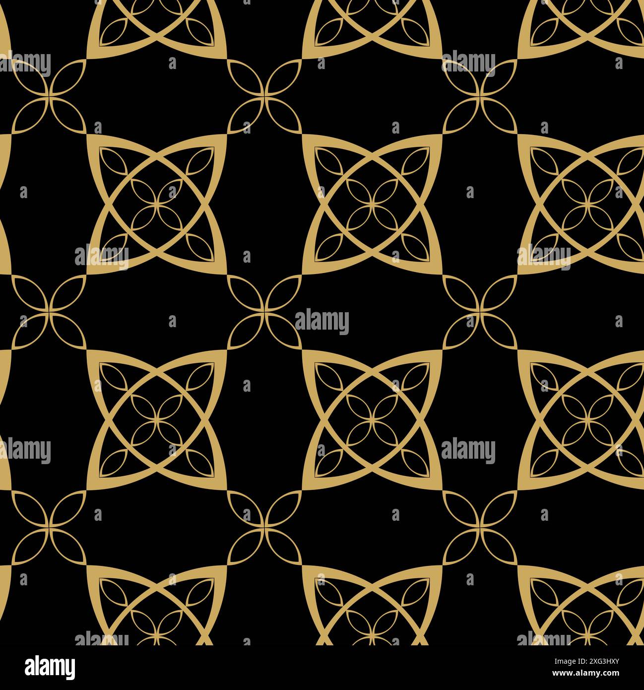 Abstract geometric pattern with arcs, stripes, lines. Seamless vector ...