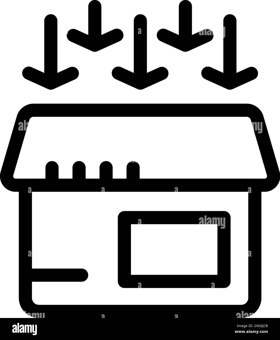 Supply demand chart Black and White Stock Photos & Images - Alamy