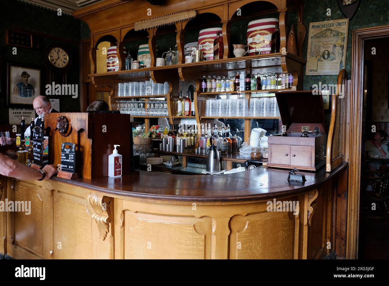 Inside a 1920's period public house Stock Photo - Alamy