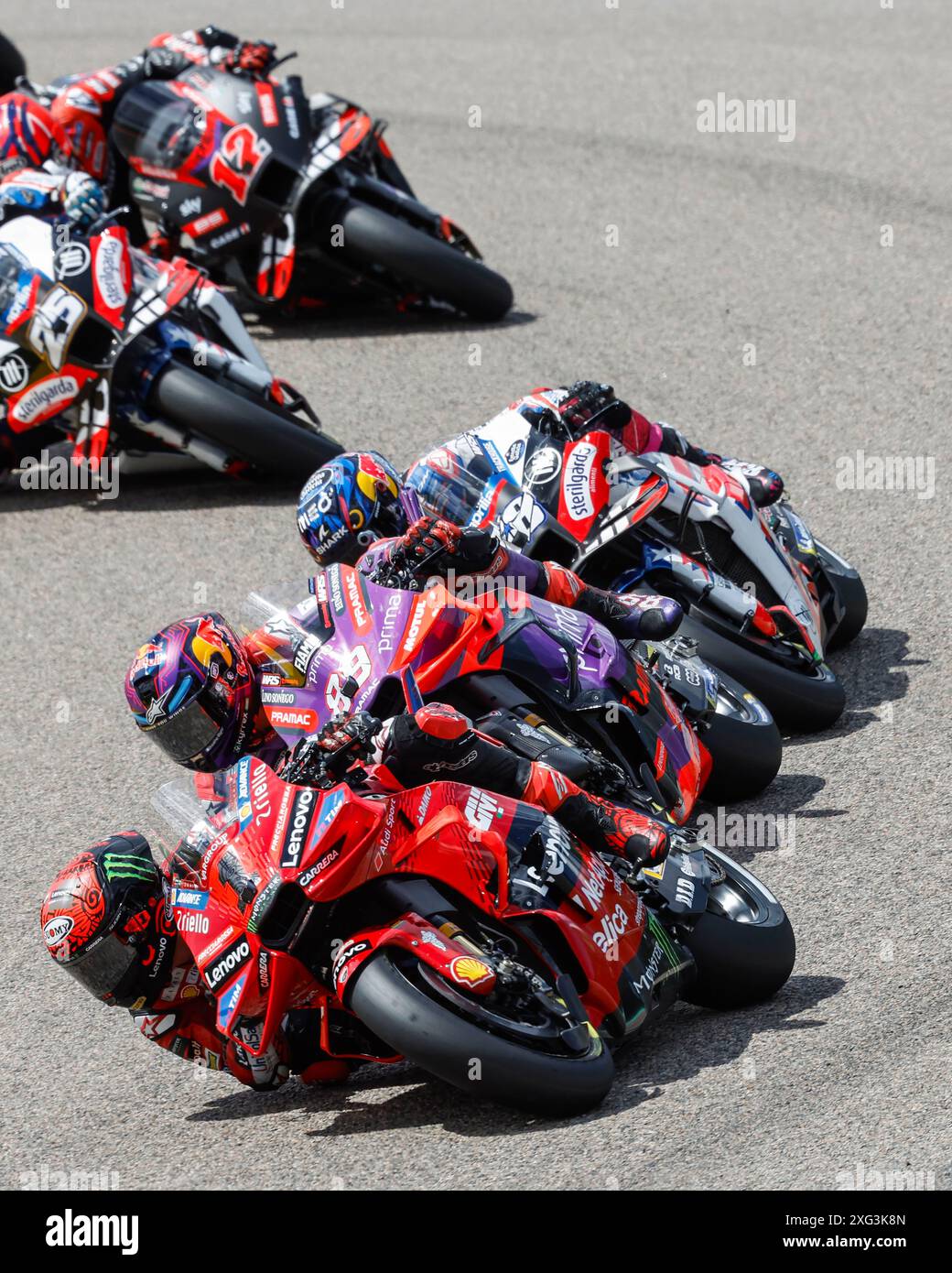 Hermsdorf, Germany. 06th July, 2024. Hermsdorf: Moto GP Sachsenring ...