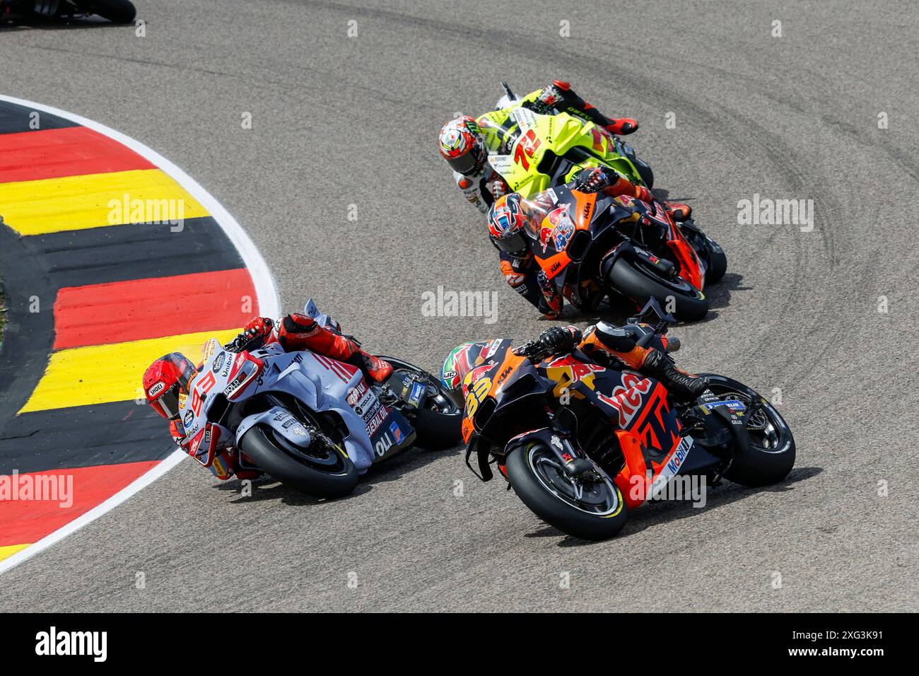 Hermsdorf, Germany. 06th July, 2024. Hermsdorf: Moto GP Sachsenring ...