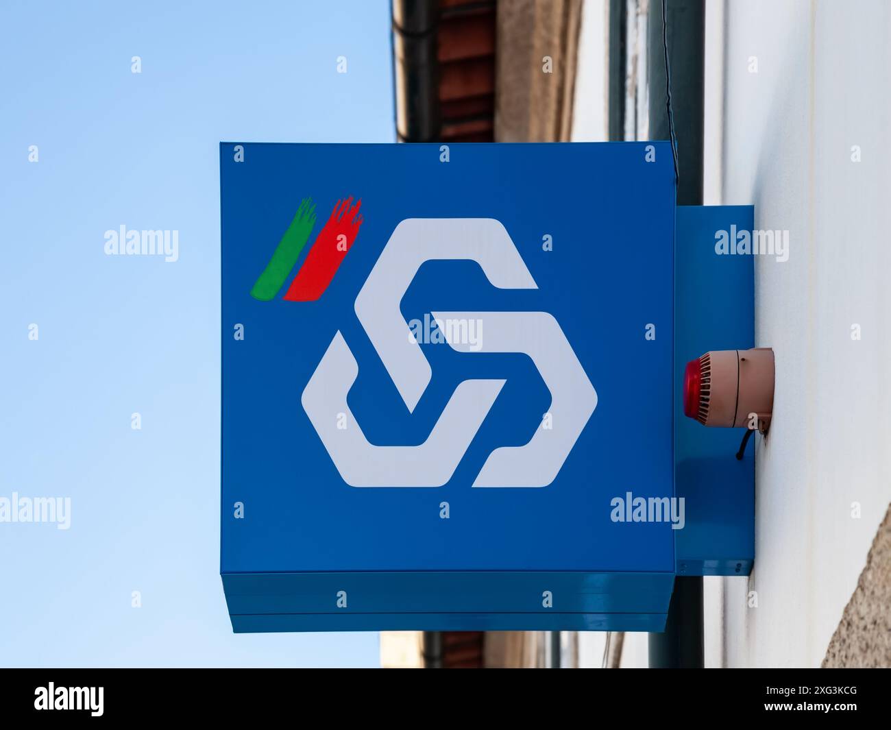 Famalicao, Portugal: CGD aka Caixa Geral de Depositos logo, symbol or ...