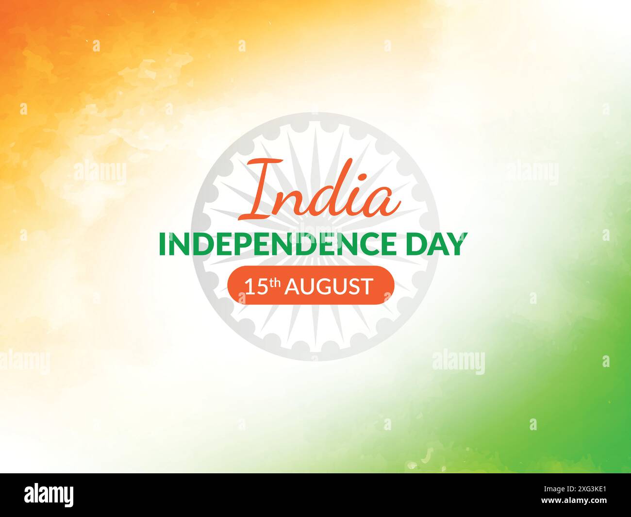 15 august India Independence Day Typographic design vector illustration ...