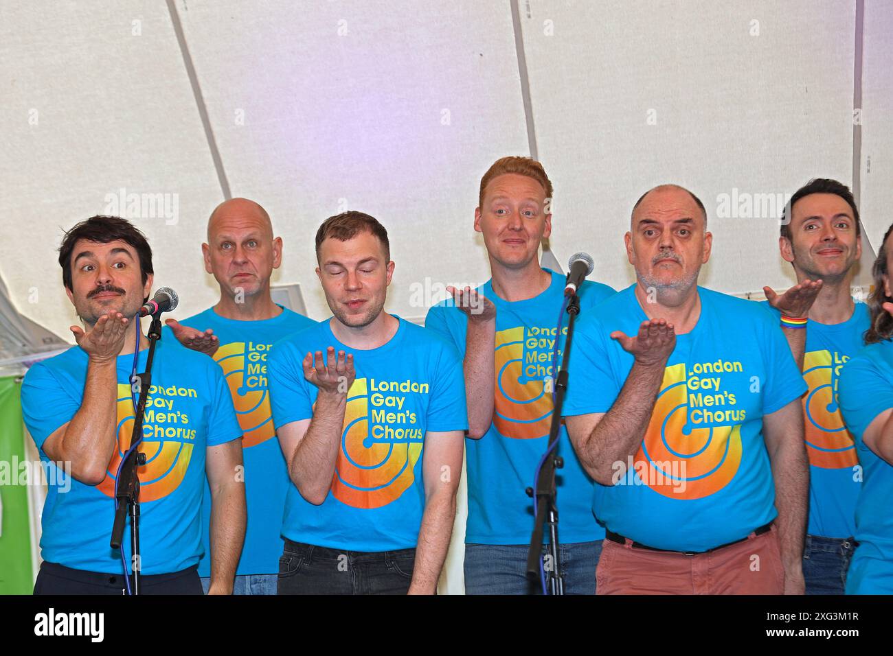 LONDON GAY MEN'S CHORUS at CHESIL ROCKS DORSET 2024 Stock Photo - Alamy