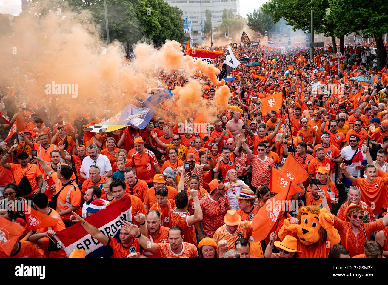 06 July 2024, Berlin: Soccer: European Championship, Netherlands ...