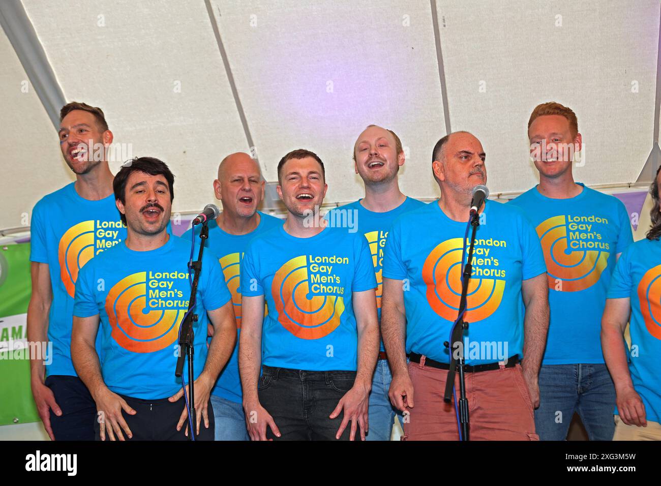 LONDON GAY MEN'S CHORUS at CHESIL ROCKS DORSET 2024 Stock Photo - Alamy