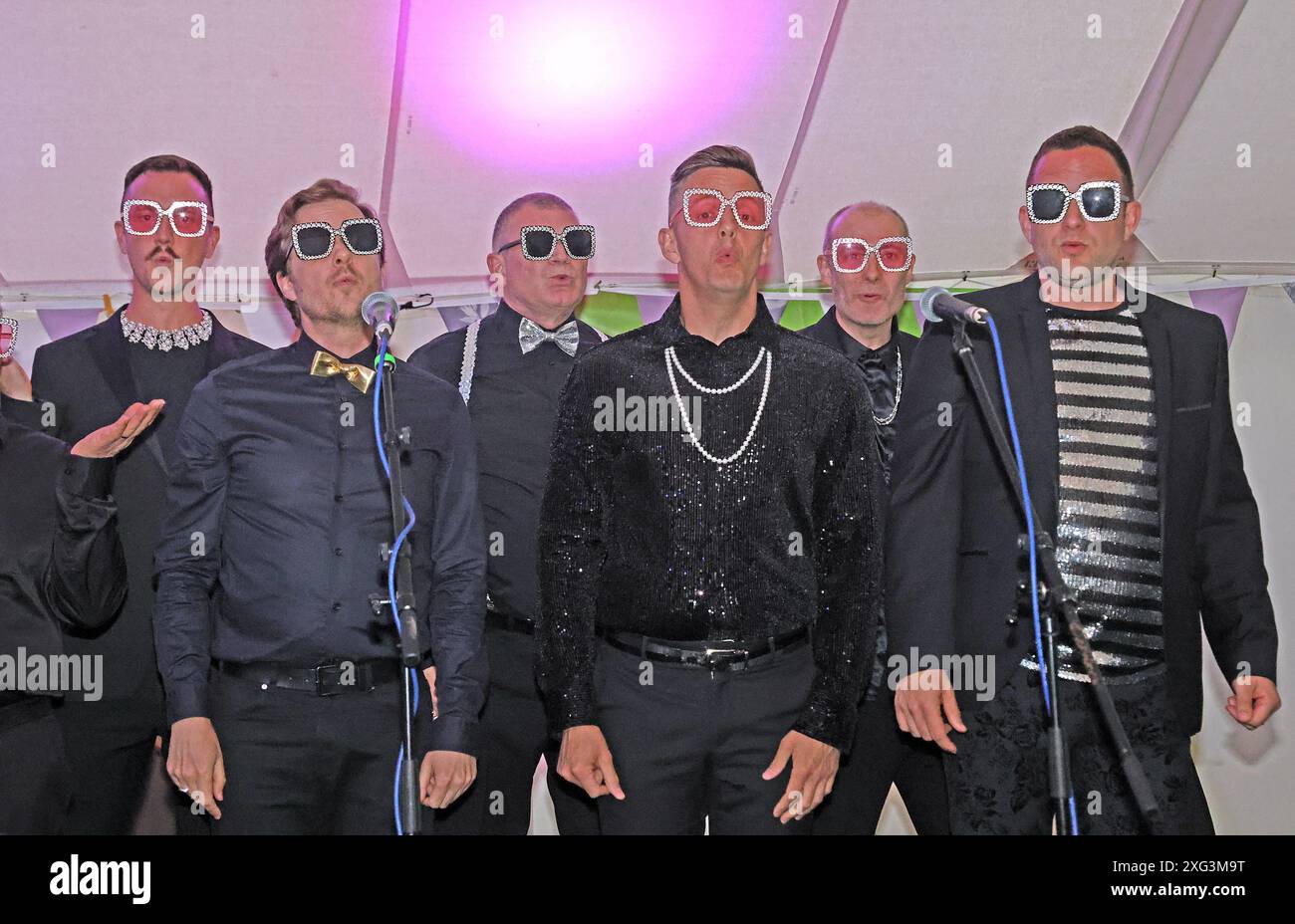 LONDON GAY MEN'S CHORUS at CHESIL ROCKS DORSET 2024 Stock Photo - Alamy
