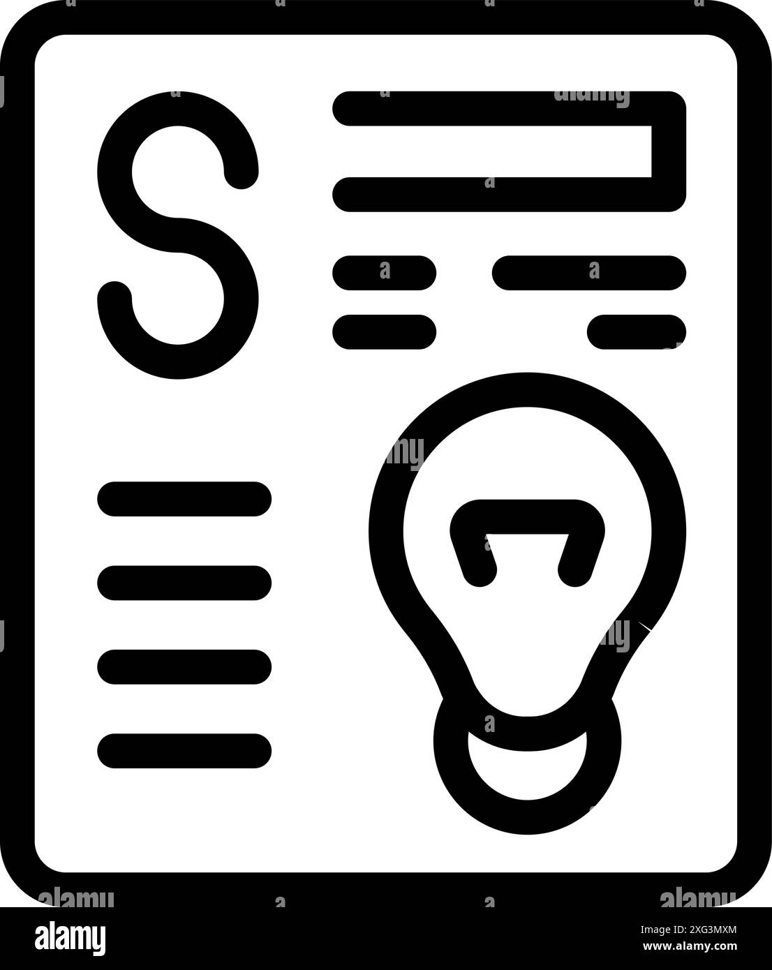 Strategy framework icon creative Black and White Stock Photos & Images ...