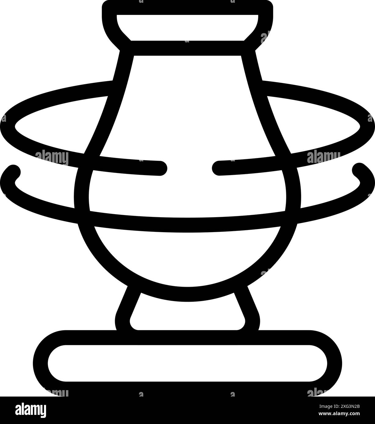 Pottery workshop tool rotating clay pot for shaping and molding clay ...