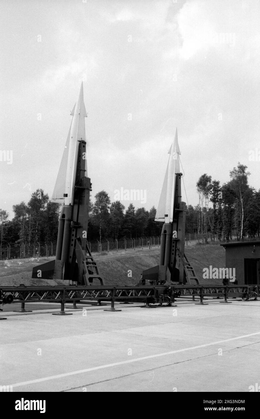 German Air Force Surface to Air Missile SAM-A-25 / MIM-14 Nike Hercules ...