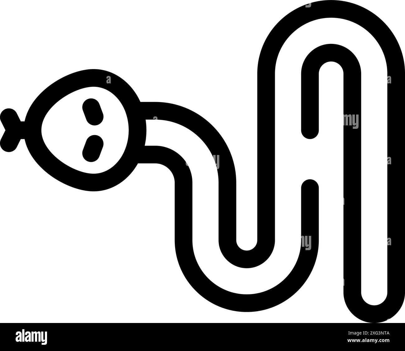 Drain snake Stock Vector Images - Alamy