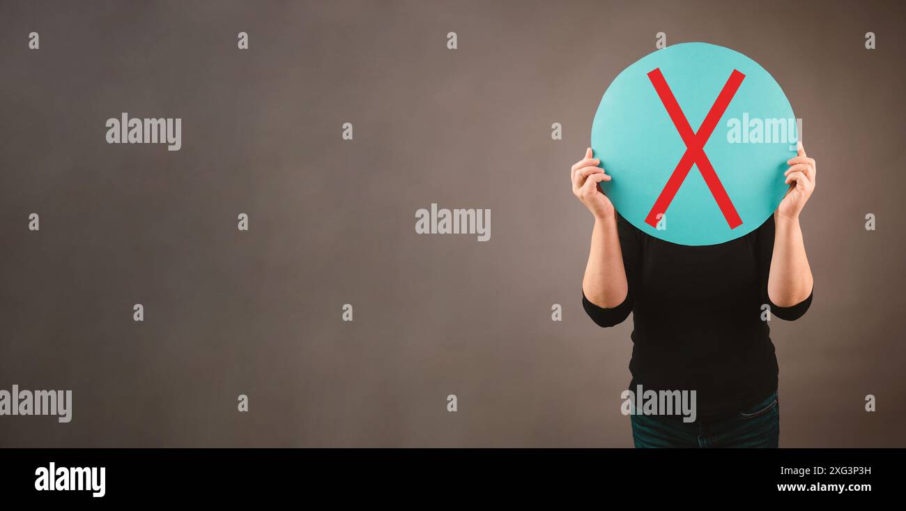 Censorship and free speech, cancel culture, censored media, big cross ...