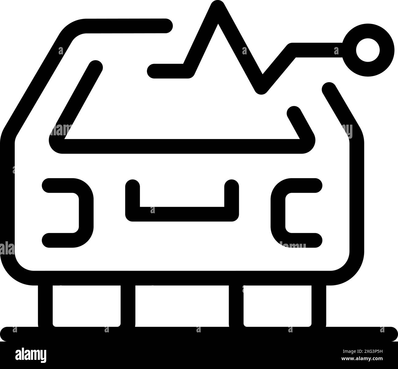 Electronic device showing ekg line, indicating the monitoring of vital ...