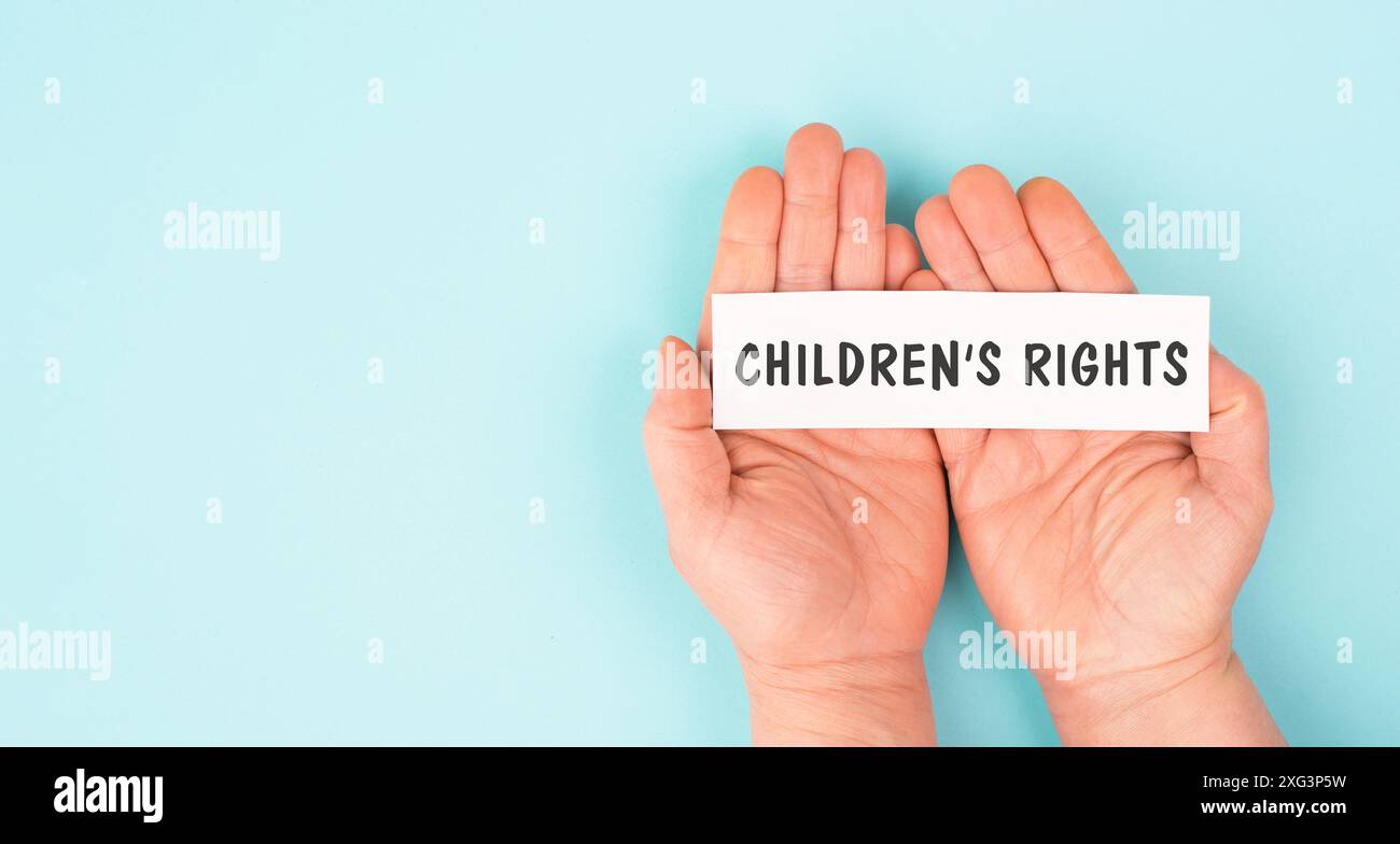 Children rights, equality, diversity, justice and hope concept, respect ...