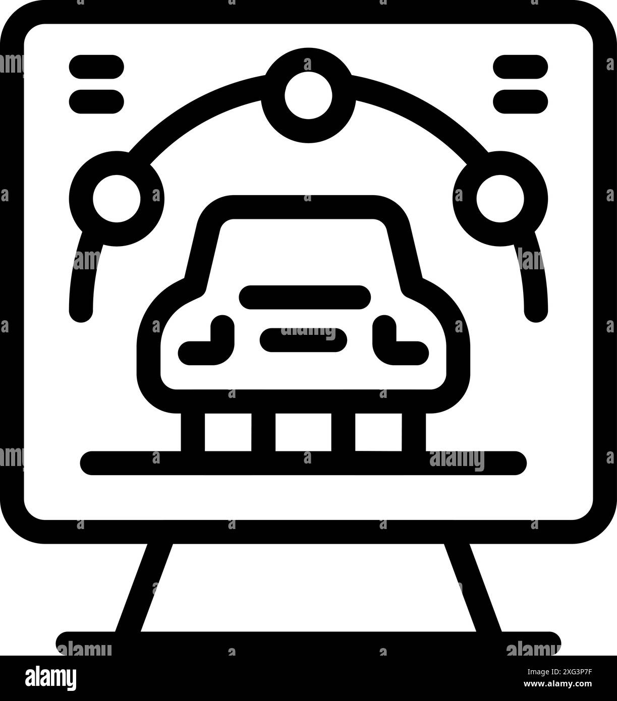 Autonomous driving program Stock Vector Images - Alamy