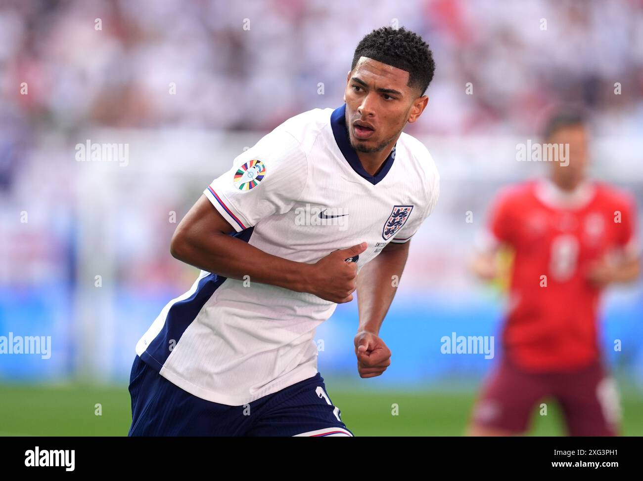 England's Jude Bellingham during the UEFA Euro 2024, quarter-final ...