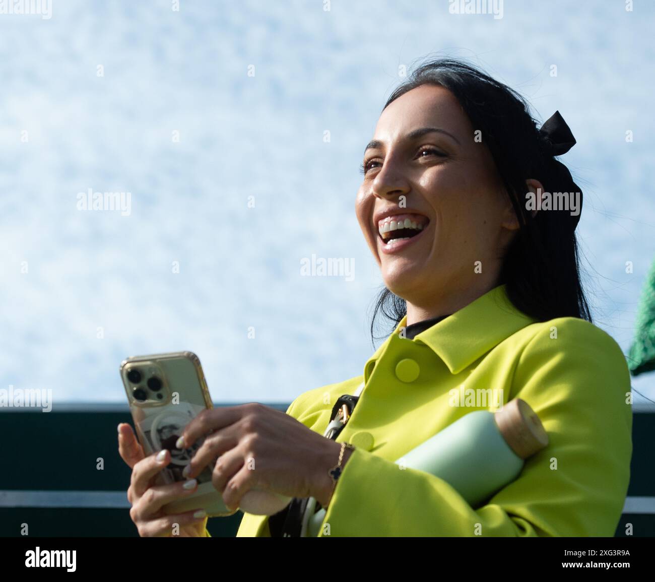 Stoke Poges, UK. 27th June, 2024. Tamara Pavicevic girlfriend of ...