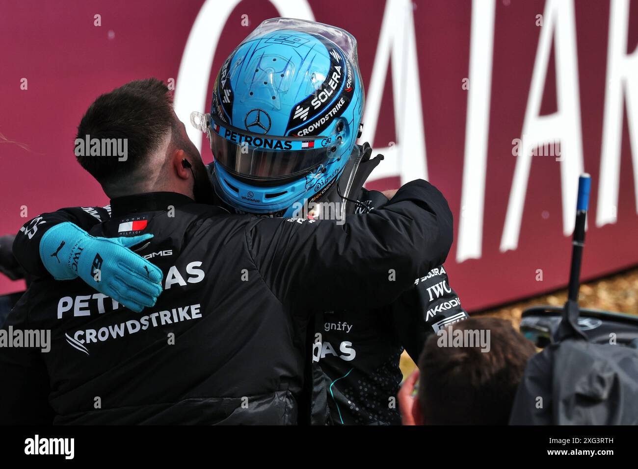 Silverstone, UK. 06th July, 2024. George Russell (GBR) Mercedes AMG F1 ...