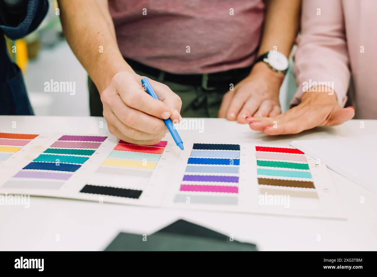 Graphic designer choosing color hi-res stock photography and images - Alamy
