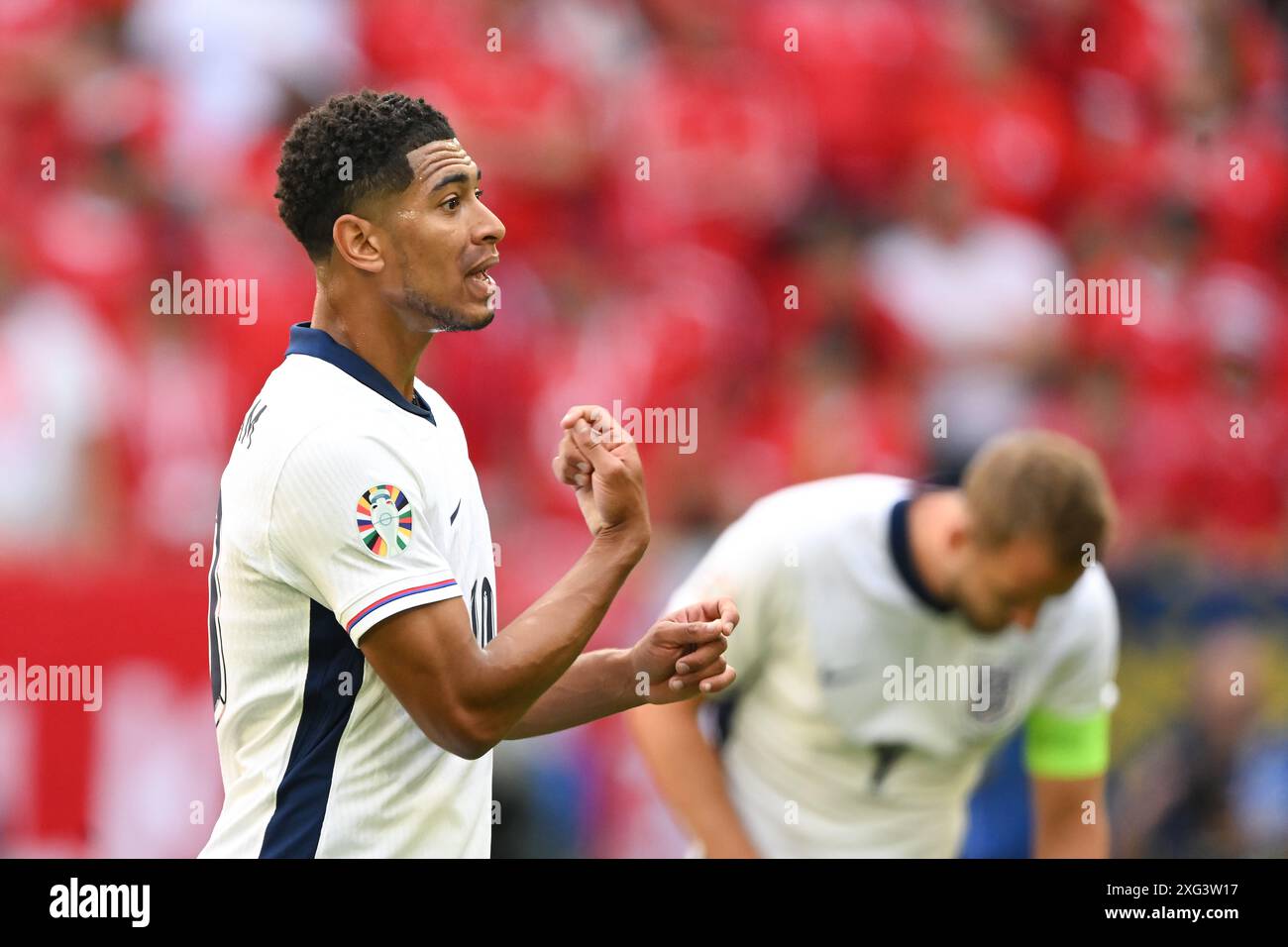 DUSSELDORF - 06/07/2024, Jude Bellingham of England during the UEFA ...