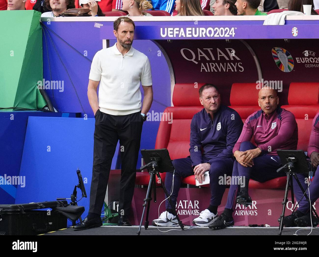 England manager Gareth Southgate during the UEFA Euro 2024, quarter ...