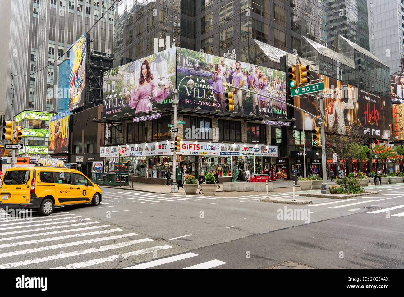Times Square, one of the most famous places in Manhattan and the Big ...
