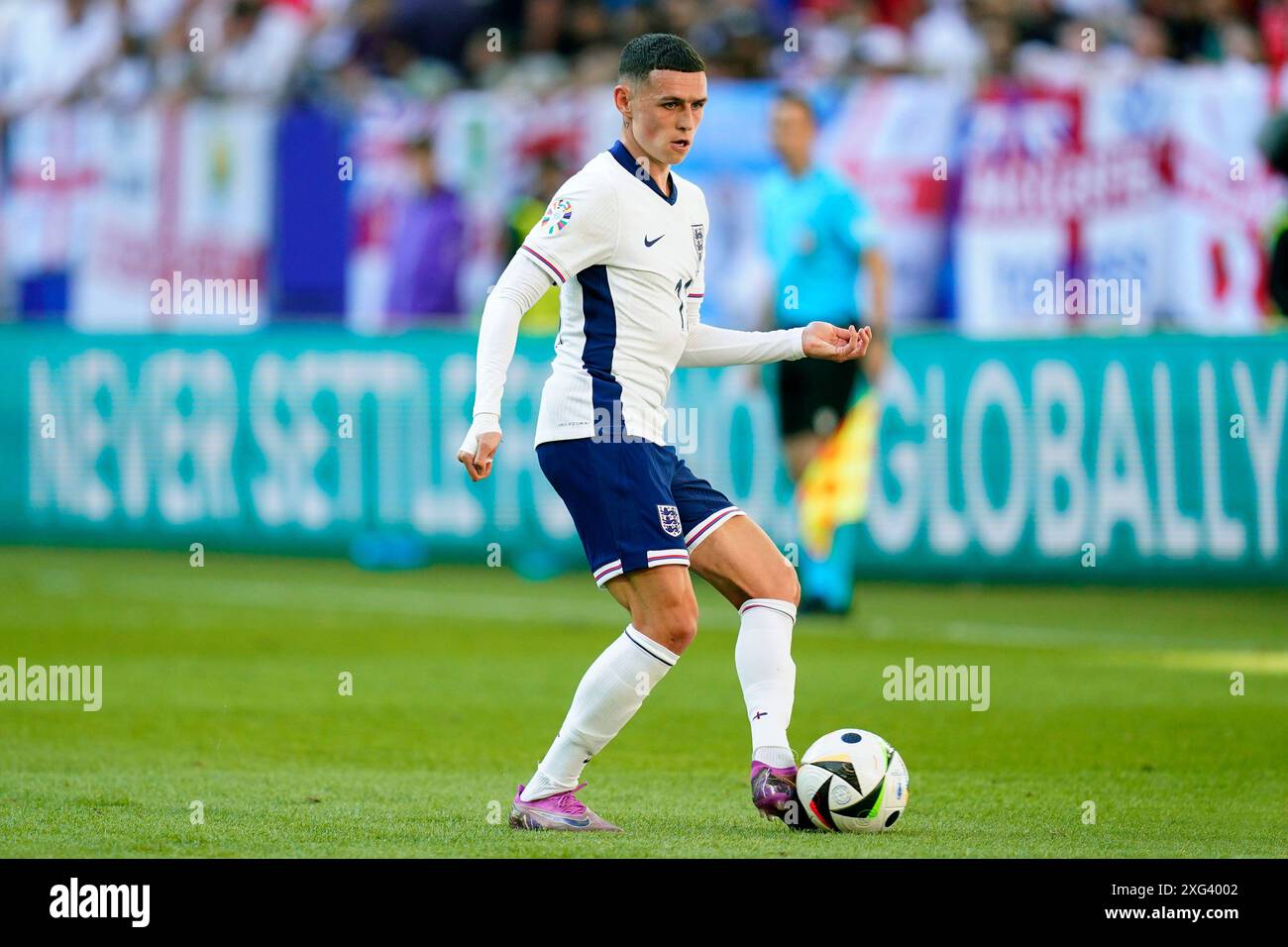 Phil Foden of England during the UEFA Euro 2024 match between England ...
