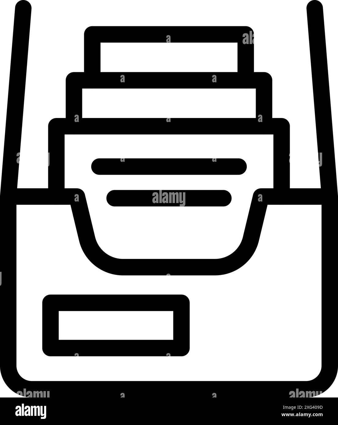 Icon of a full archive box, organizing and protecting important ...