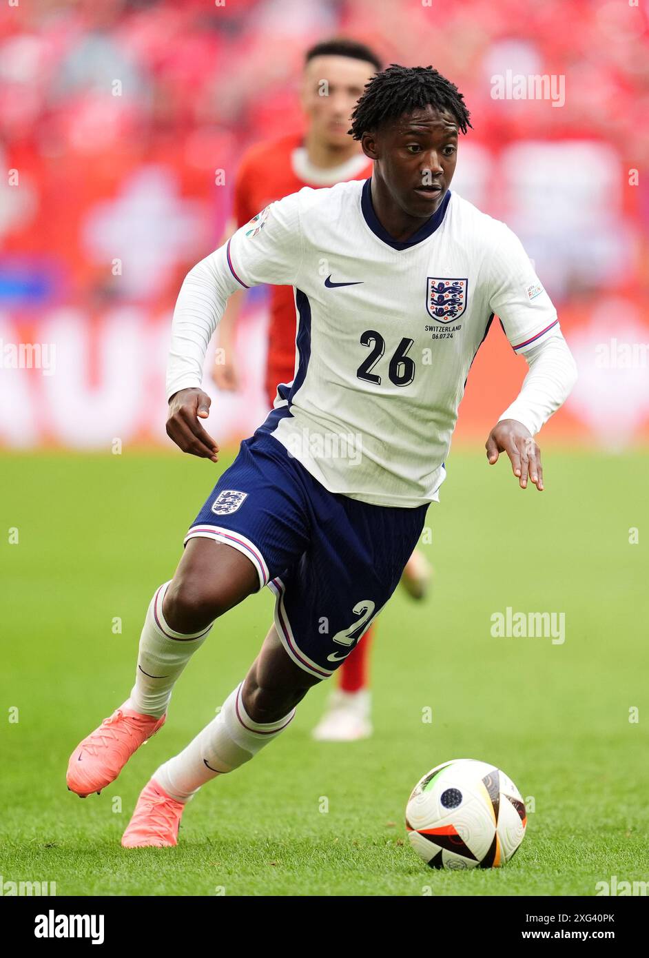 England’s Kobbie Mainoo during the UEFA Euro 2024, quarter-final match ...