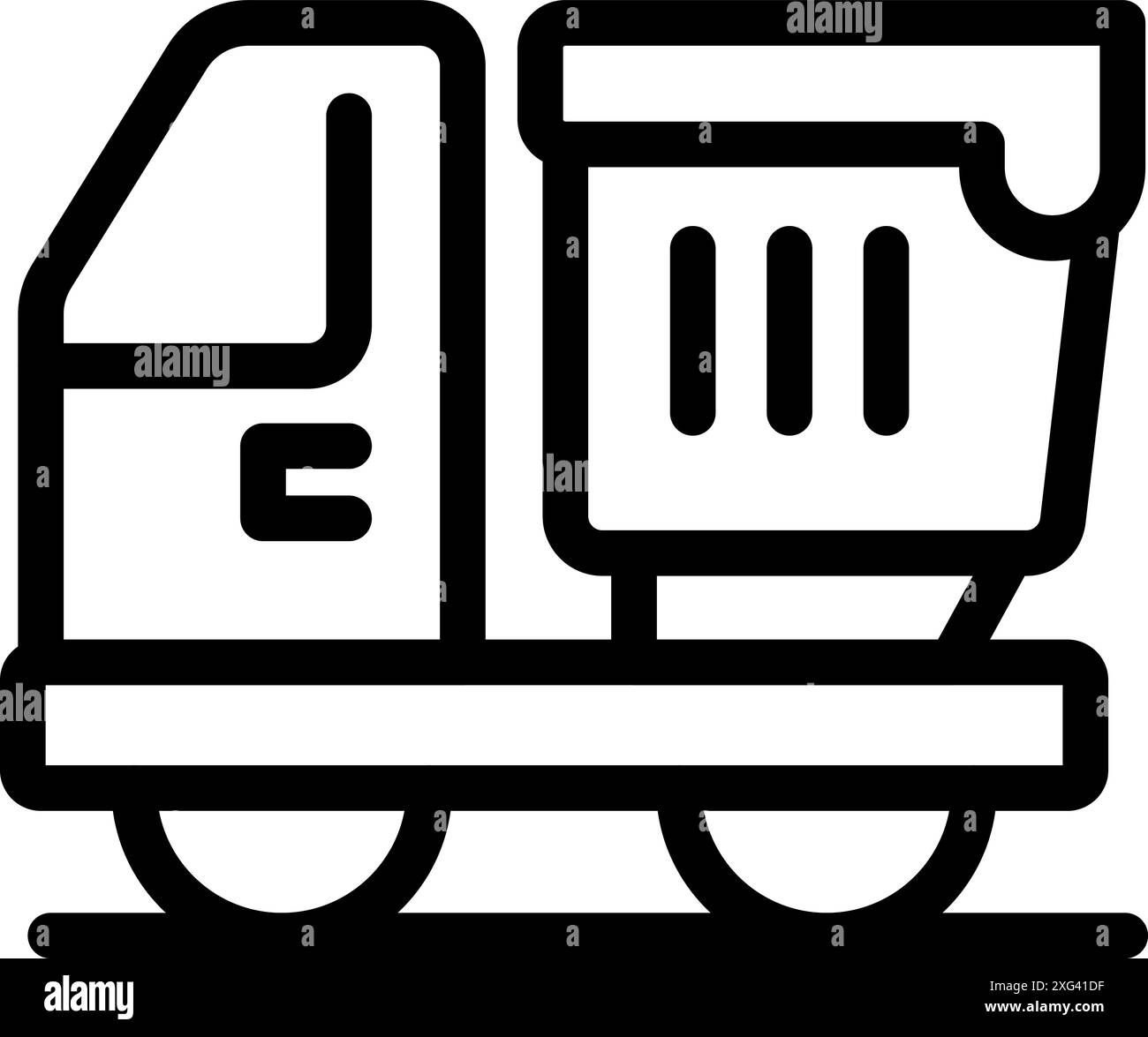 Mining cart icon representing the transportation of extracted minerals ...