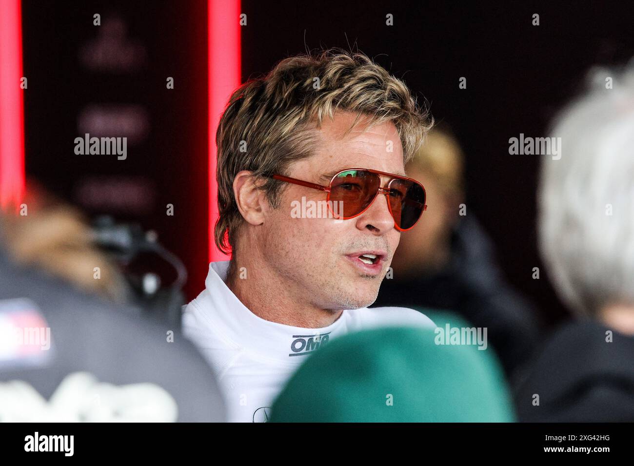 PITT Brad (USA), actor playing Sonny Hayes, driver of the fictional APX ...