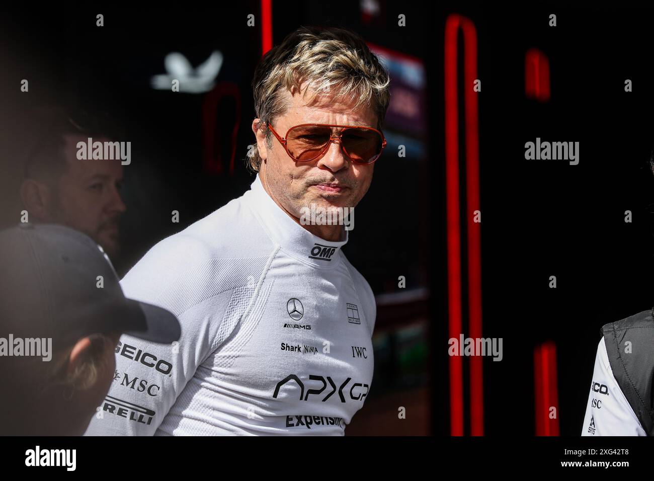 PITT Brad (USA), actor playing Sonny Hayes, driver of the fictional APX ...