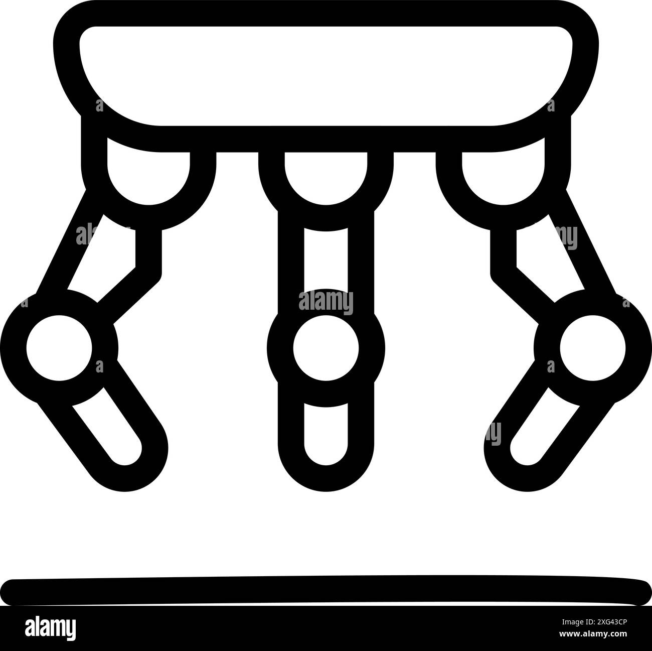 Industrial robot manipulator picking up product from conveyor belt Stock Vector Image & Art - Alamy