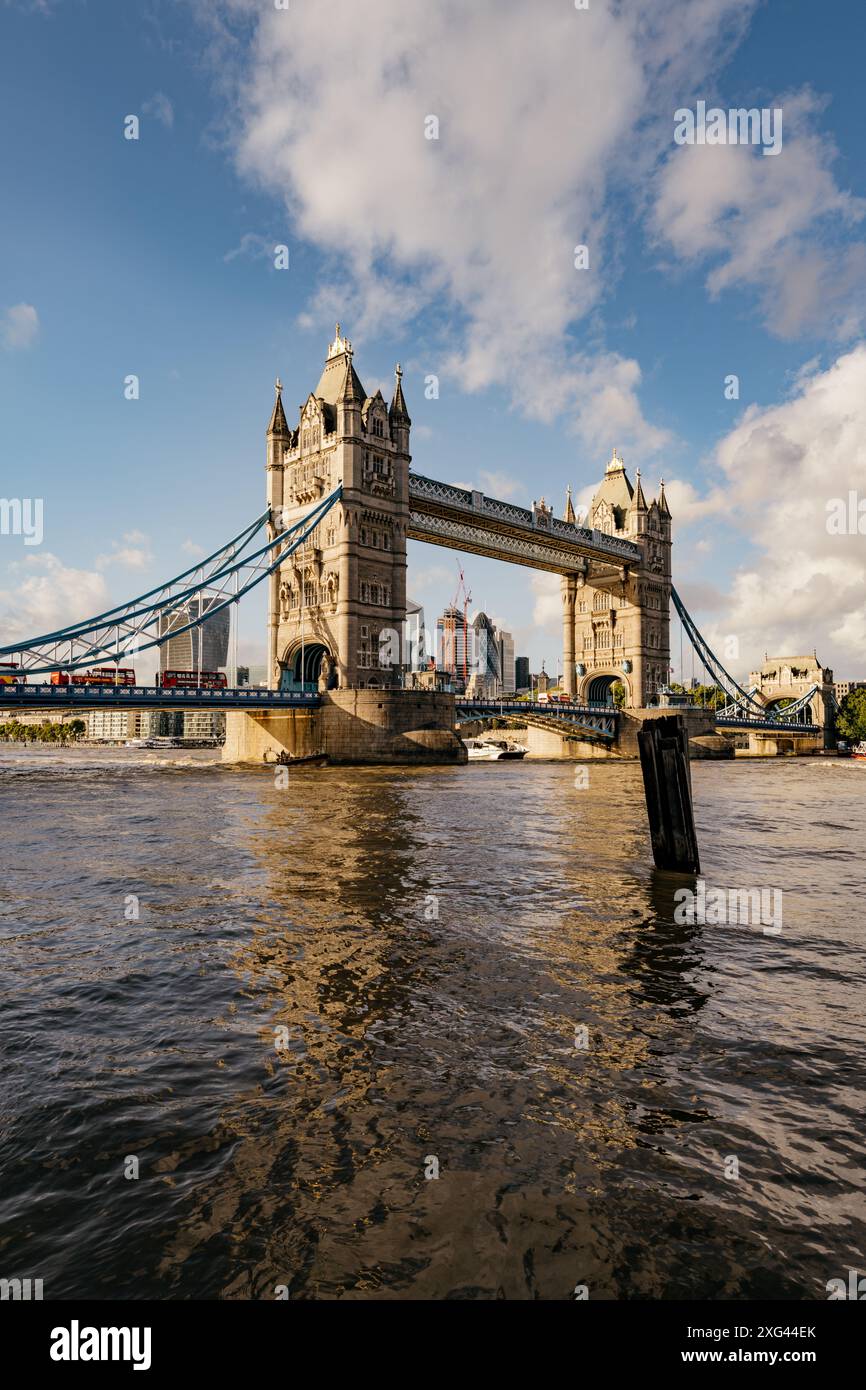 Tower Bridge crosses the River Thames between Tower Hamlets and ...