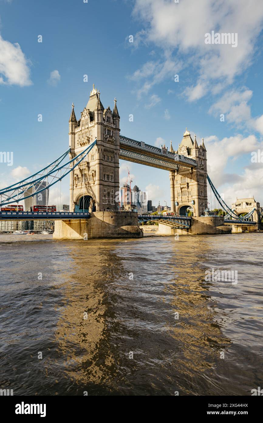 Tower Bridge crosses the River Thames between Tower Hamlets and ...