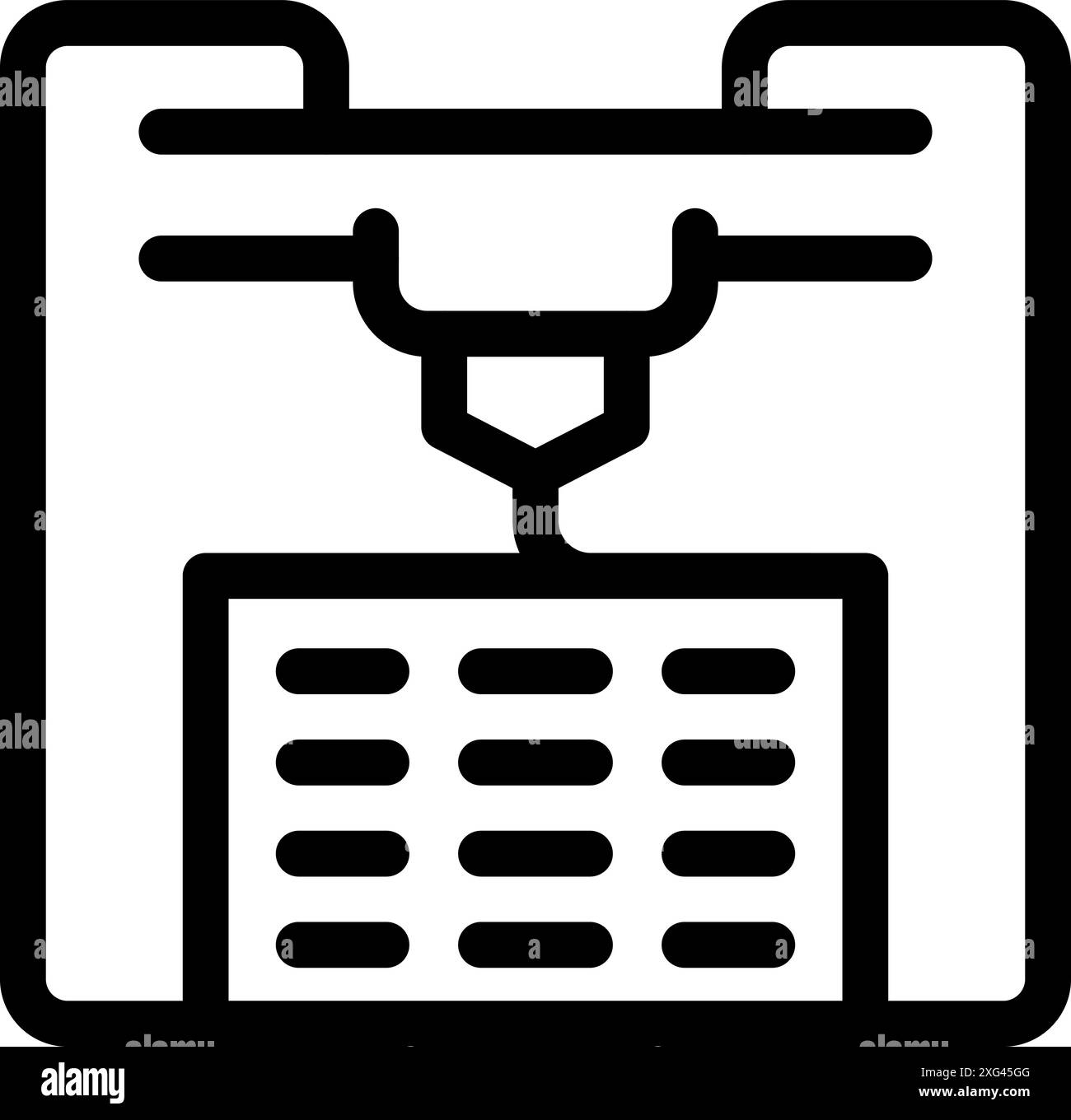 3d printer is creating a physical object from a digital design using a ...