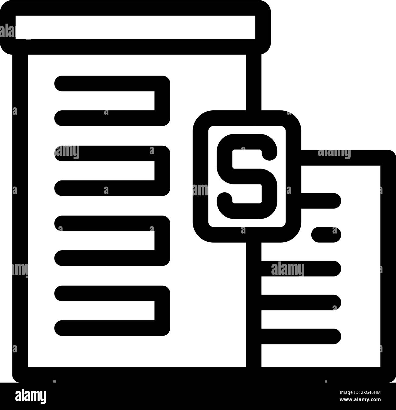 Line art icon of a self storage building with multiple units, perfect ...