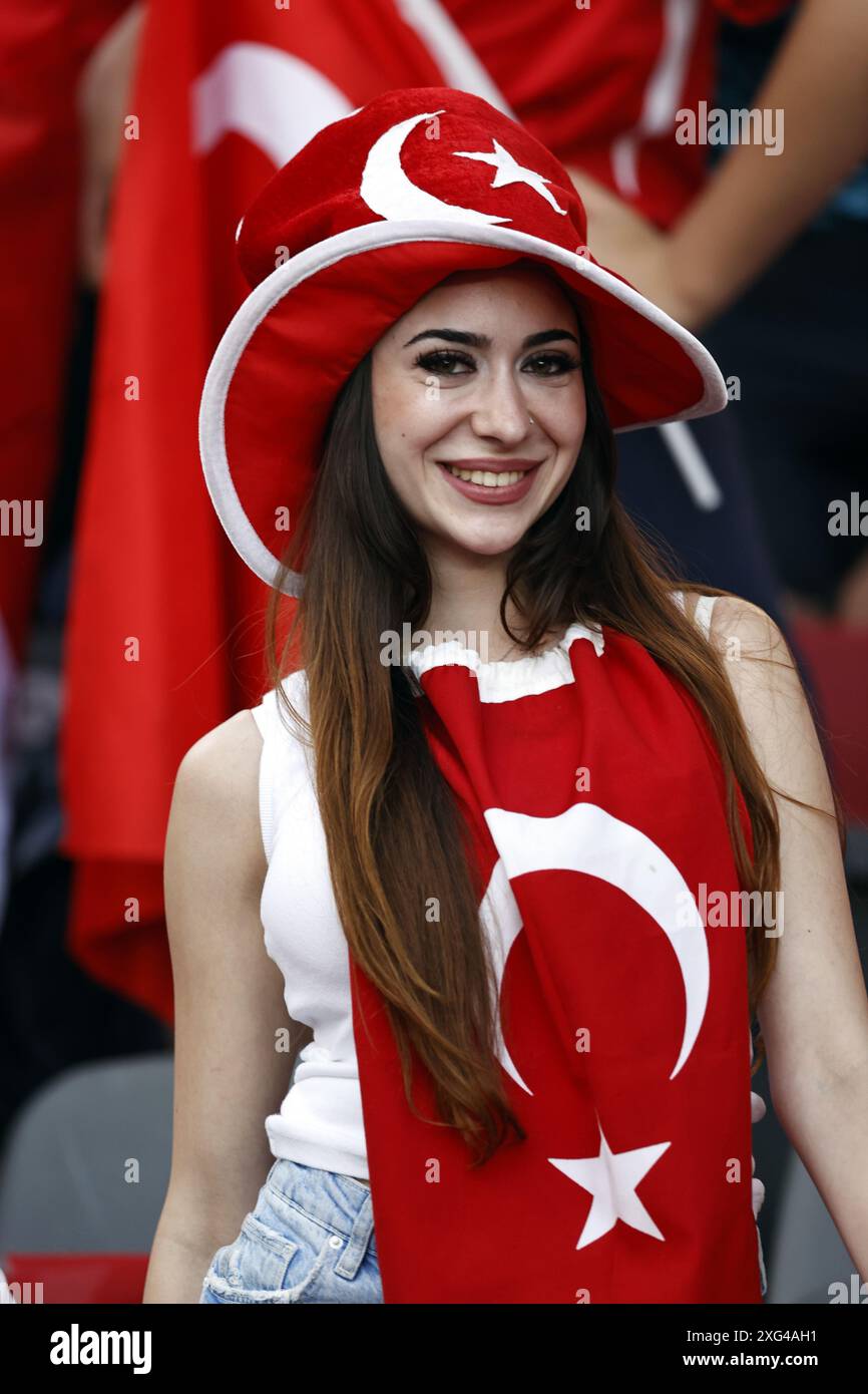 BERLIN - Turkish supporters during the UEFA EURO 2024 quarter-final ...