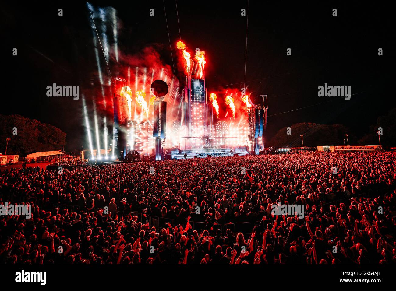 Copenhagen, Denmark. 05th, Juli 2024. The German industrial metal band ...