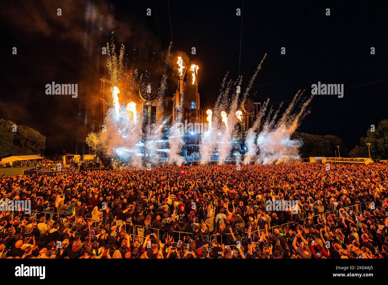 Copenhagen, Denmark. 05th, Juli 2024. The German industrial metal band ...