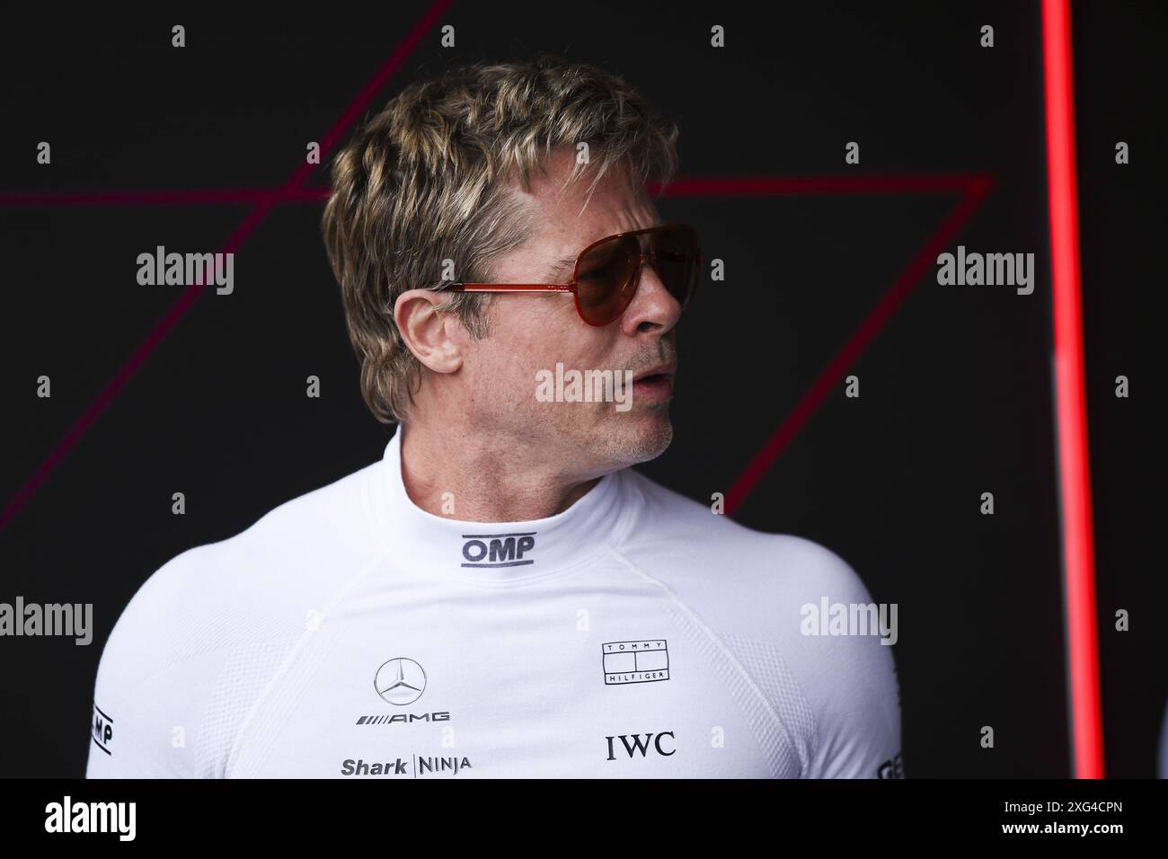 PITT Brad (USA), actor playing Sonny Hayes, driver of the fictional APX ...