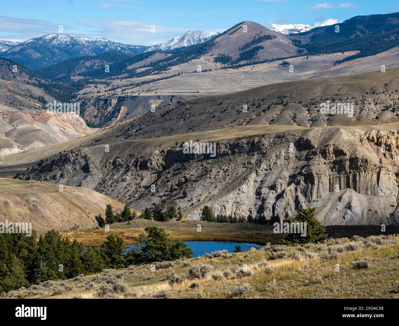 Yellowstone National Park and the area just beyond the gates is ...