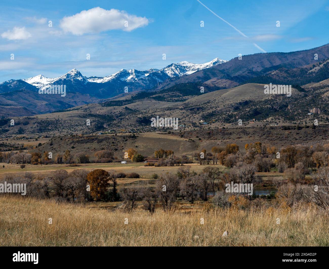 Yellowstone National Park and the area just beyond the gates is ...