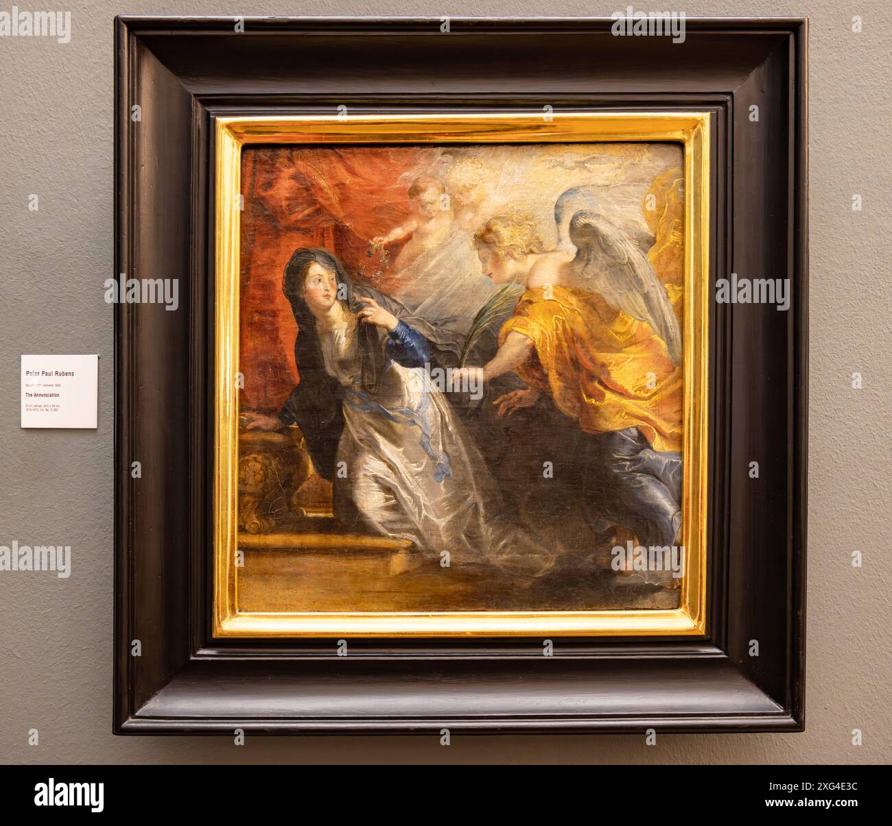 The Annunciation painting by Peter Paul Rubens is a masterpiece showing ...