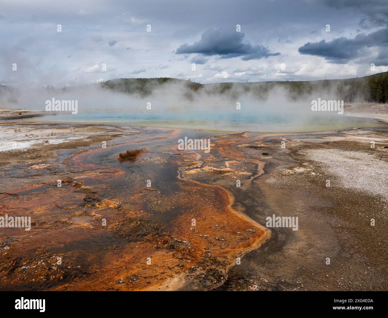 Sitting atop a massive super volcano, Yellowstone National Park is home ...