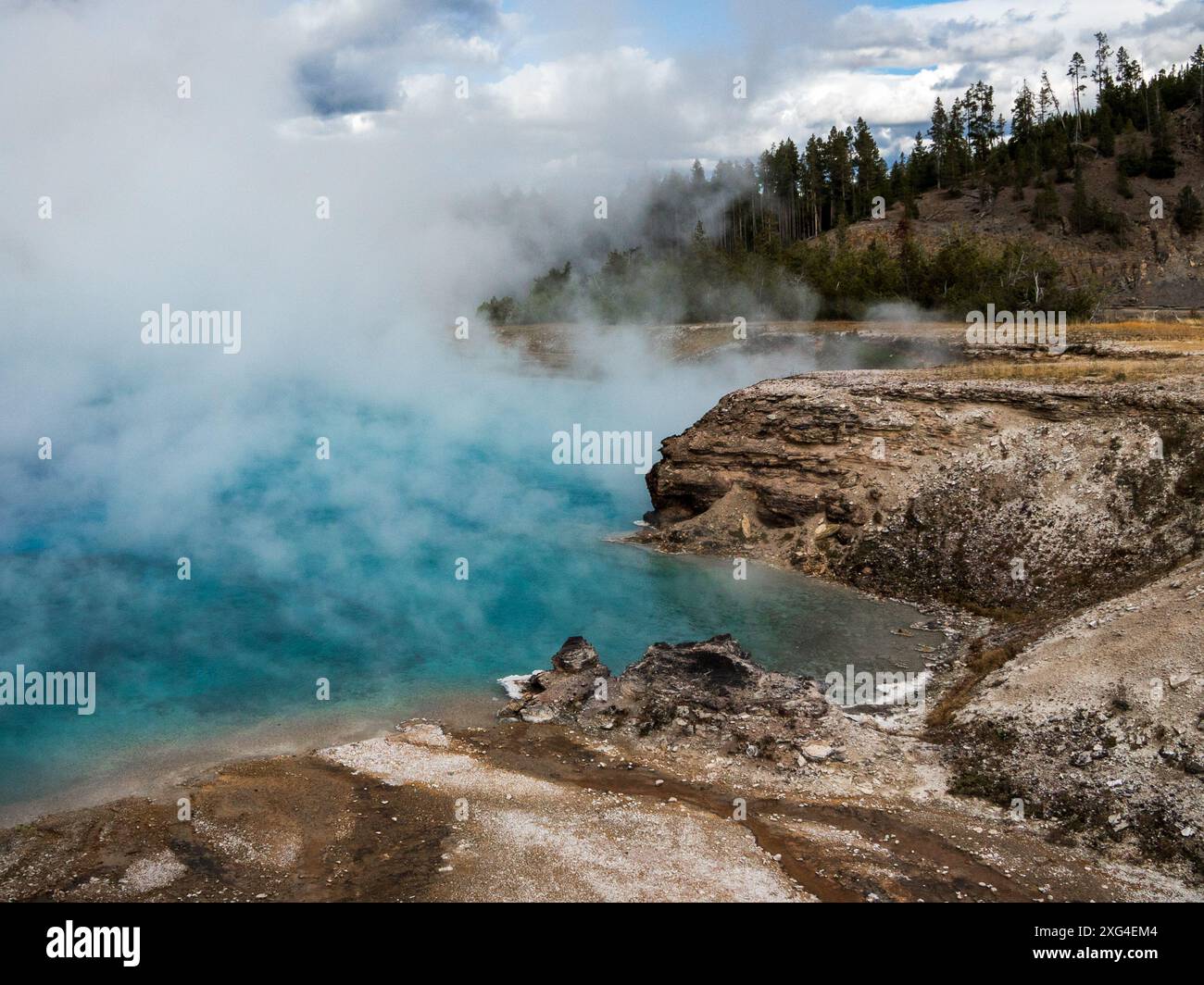 Sitting atop a massive super volcano, Yellowstone National Park is home ...