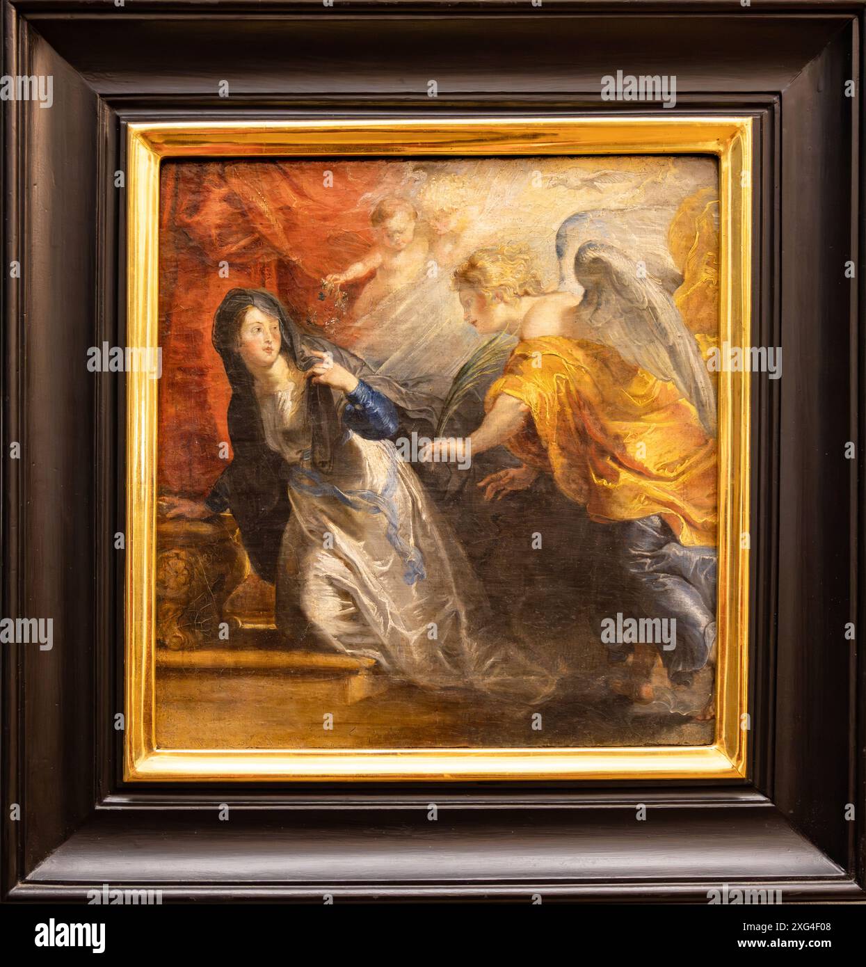 The Annunciation painting by Peter Paul Rubens is a masterpiece showing ...